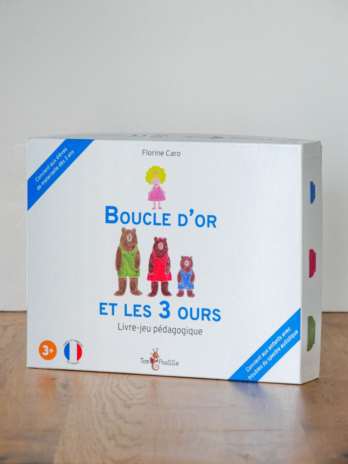 Boucle d'or et les 3 ours : livre-jeu pédagogique